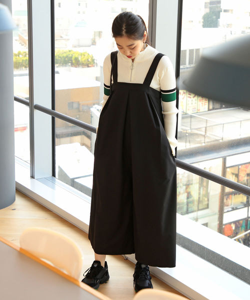 Ray BEAMS（レイビームス）の「Ray BEAMS / ボックスタック ワイド サロペット（サロペット/オーバーオール）」 - WEAR