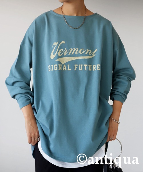 人気のバスク生地！大人のカジュアルロゴロンT | chavezimportadora.com