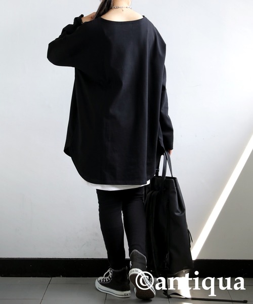 人気のバスク生地！大人のカジュアルロゴロンT | chavezimportadora.com