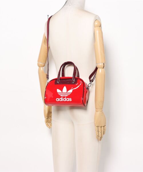 adidas アディダス U AC MINI BOWLINGBAG バッグ JJ4277 BESCARLET/WHT（ボディバッグ/ウエスト ...