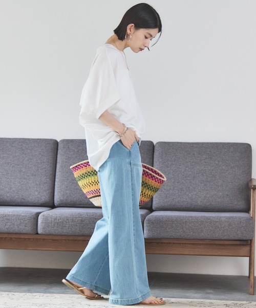 セール】ワイドベイカーデニムパンツ（デニムパンツ）｜DOUX ARCHIVES