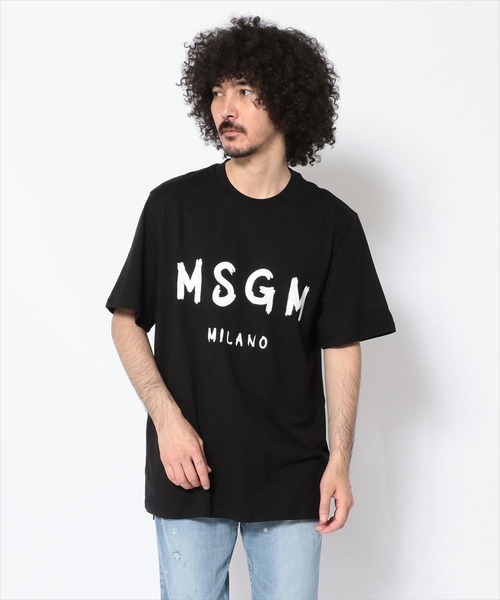 MSGM（エムエスジーエム）の「MSGM/エムエスジーエム/GEL LOGO TEE/ジェルロゴTシャツ（Tシャツ/カットソー）」 - WEAR