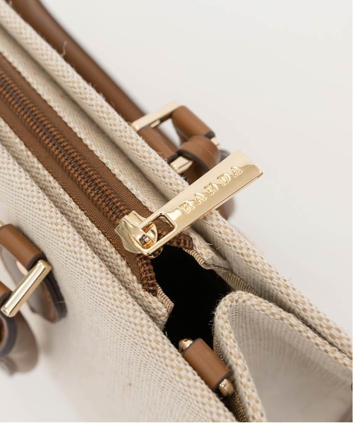 RANDA（ランダ）の「【A4対応】キャンバス×PU 2WAYトートバッグ（トートバッグ）」 - WEAR