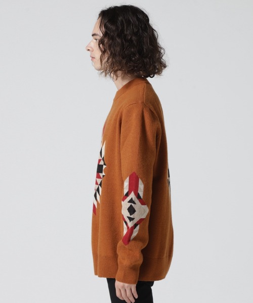 DENHAM（デンハム）の「DENHAM/デンハム/NAVAJO INTARSIA KNIT CW（ニット/セーター）」 - WEAR