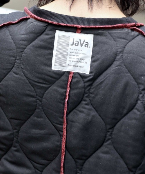 Java（ジャバ）の「《Java ジャバコラボ》ユニセックス2wayリバーシブル裏起毛×キルティング切替プルオーバー（スウェット）」 - WEAR