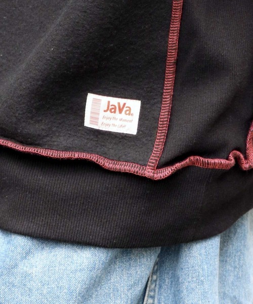 Java（ジャバ）の「《Java ジャバコラボ》ユニセックス2wayリバーシブル裏起毛×キルティング切替プルオーバー（スウェット）」 - WEAR