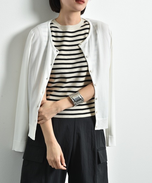 INTERPLANET（インタープラネット）の「【接触冷感・UV】クルーカーディガン（カーディガン/ボレロ）」 - WEAR