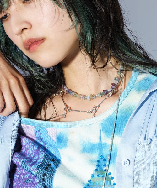 NARRATIVEPLATOON:BASE CHOKER NECKLACE -BEADS GREEN（ネックレス）｜COMMON WARE（コモンウェアー）のファッション通販 - ZOZOTOWN