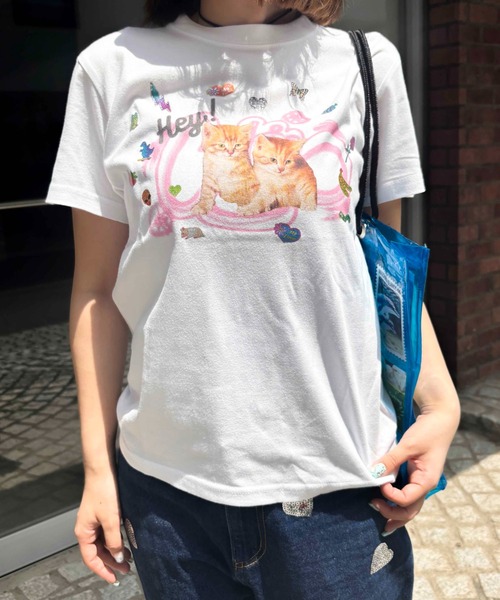 HEY!MrsROSE（ヘイミセスローズ）の「HEY! Mrs ROSE(ヘイ！ミセスローズ)【Ray! Mrs ROSE】ちびTシャツ（T ...
