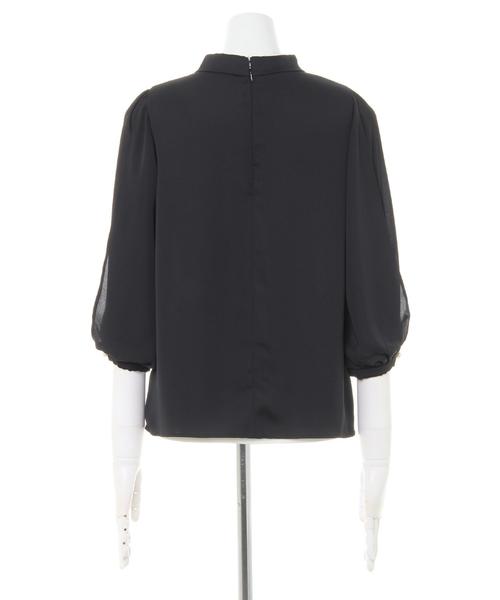 Allamanda（アラマンダ）の「袖割れボウタイ／ブラウス（Tシャツ/カットソー）」 - WEAR