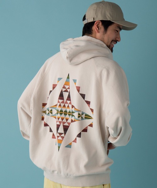 PENDLETON（ペンドルトン）の「Raglan Back Print Sweat Hoodie（パーカー）」 - WEAR