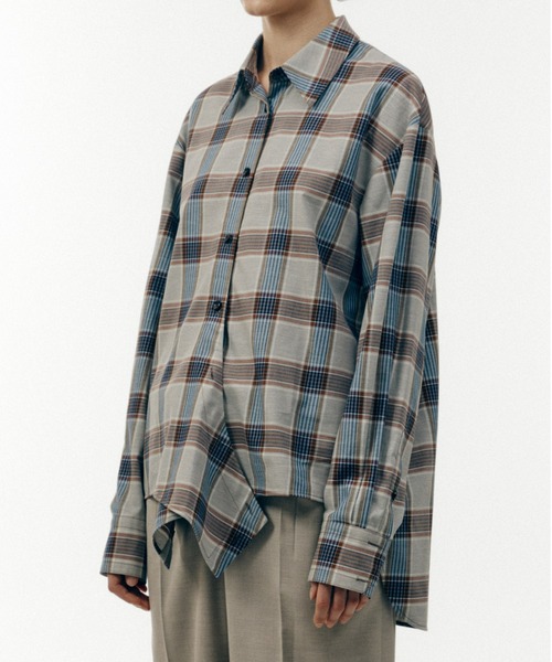 LOW CLASSIC（ロウ クラシック）の「SIDE BUTTON SHIRT（シャツ/ブラウス）」 - WEAR