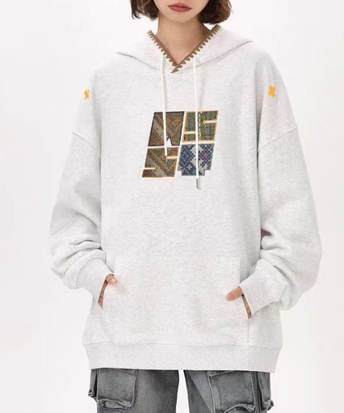 ししゅうロゴプルオーバーパーカー（パーカー）｜GEMEDA（ジェメダ）のファッション通販 - ZOZOTOWN