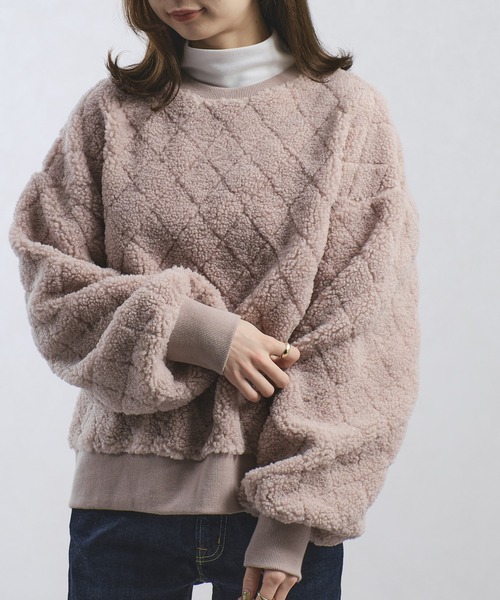 acro（アクロ）の「キルティングボアスウェット/AC1253（スウェット）」 - WEAR