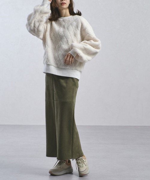 acro（アクロ）の「キルティングボアスウェット/AC1253（スウェット）」 - WEAR