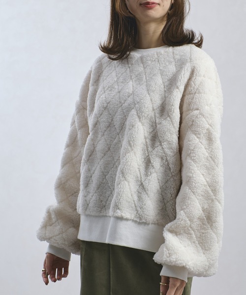 acro（アクロ）の「キルティングボアスウェット/AC1253（スウェット）」 - WEAR