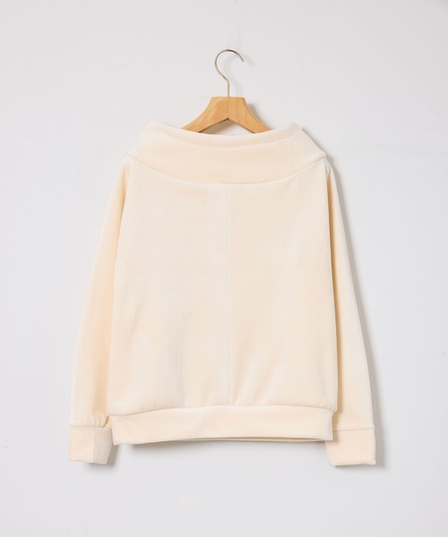 emur/エミュール】リブベロアプルオーバー（Tシャツ/カットソー