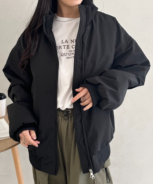 CLEA（クレア）の「オーバーサイズスタンドカラーブルゾン（ブルゾン）」 - WEAR