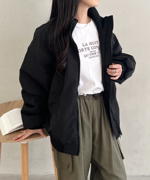 CLEA（クレア）の「オーバーサイズスタンドカラーブルゾン（ブルゾン）」 - WEAR