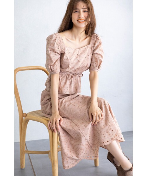 TOCCA（トッカ）の「【WEB限定】【TOCCA LAVENDER】FOODTEXTILE Embroidery Skirt スカート（スカート）」 - WEAR