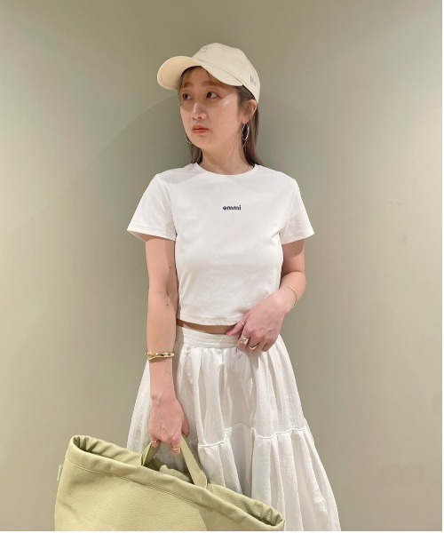 【emmi atelier】emmiロゴミニTシャツ（Tシャツ/カットソー）｜emmi（エミ）のファッション通販 - ZOZOTOWN