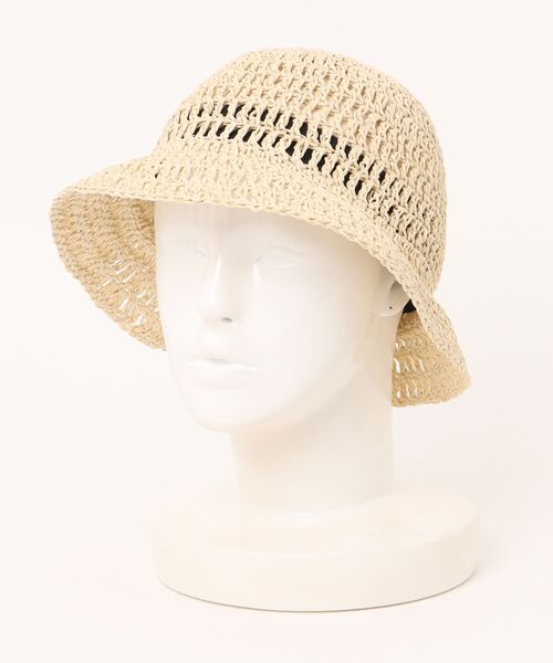【Soelilas】Paper Crochet Capelin Hat（ペーパークロシェキャペリンハット）LCN-U47725（ハット ...