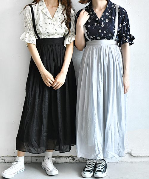 PairPair（ペアペア）の「ふわゆるサス付きスカート（スカート）」 - WEAR
