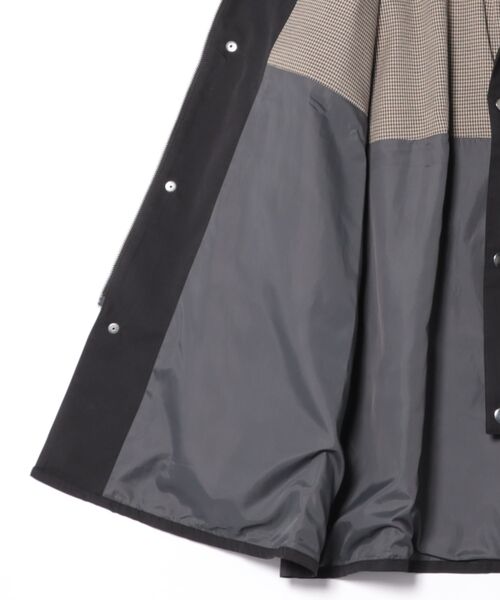 2WAY ピーチスキンステンカラーコート（ダウンジャケット/コート