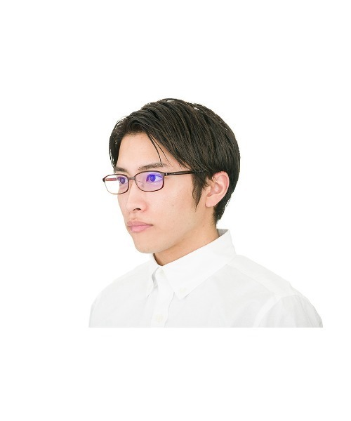 Zoff（ゾフ）の「スクエア型 PCメガネ｜Zoff PC ULTRA TYPE（ブルーライトカット率約50%）（メガネ）」 - WEAR