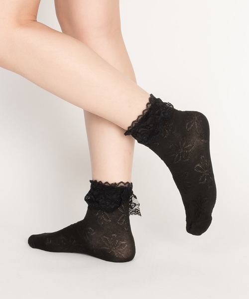 SVEC（シュベック）の「メロウソックス リボン / フリル / レース（ソックス/靴下）」 - WEAR
