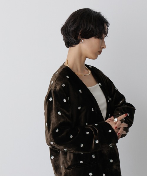 セール】「STEVELOUR」ベロアブルームジャケット(セットアップ可