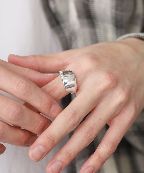 blatto/ブラット ウェーブ デザインリング bla-ring-DZ156-9g U（リング）｜blatto（ブラット）のファッション通販 ...