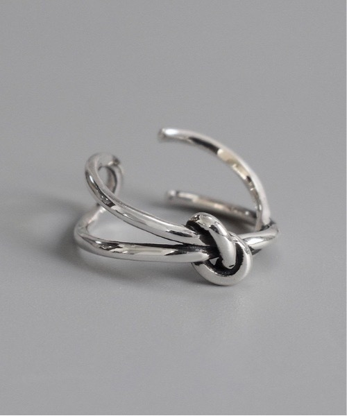 Burner（バーナー）の「【blatto 925silver】ノットモチーフ リング bla-ring-605653786517-20（リング）」 - WEAR