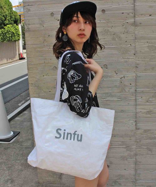 Sinfu（シンフ）の「【 SINFU/ シンフ】 タープ ロゴ トート（トートバッグ）」 - WEAR