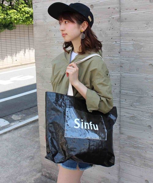 Sinfu（シンフ）の「【 SINFU/ シンフ】 タープ ロゴ トート（トートバッグ）」 - WEAR