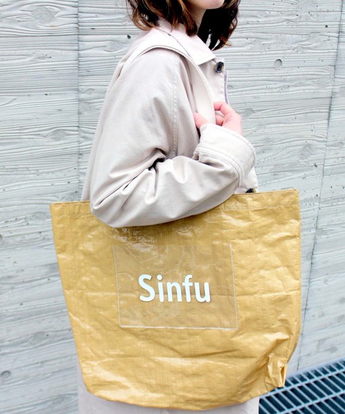 Sinfu（シンフ）の「【 SINFU/ シンフ】 タープ ロゴ トート（トートバッグ）」 - WEAR