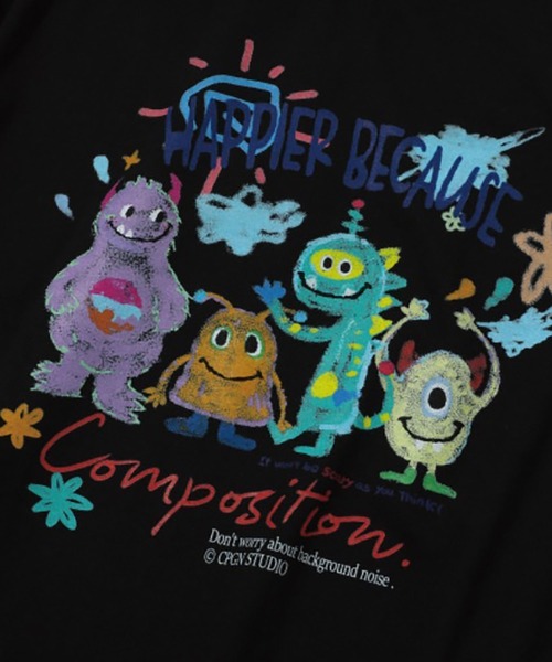 CPGN STUDIO（コンパーニョ）の「CPGN STUDIO-DTP Happy Day S/S Tee（Tシャツ/カットソー）」 - WEAR