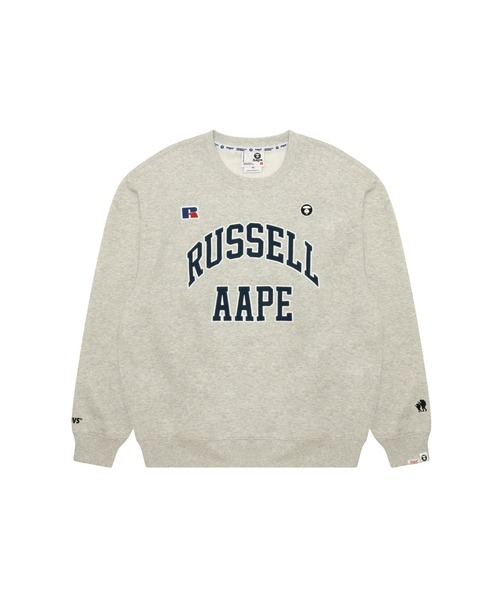AAPE × RUSSELL ATHLETIC FW25 CREWNECK SWEATSHIRT（スウェット）｜AAPE BY A ...