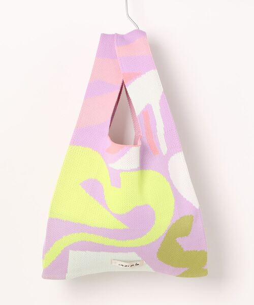 cache cache（カシュ カシュ）の「カシュカシュ cachecache / naabコラボインターシャニットショッパーバッグ（トートバッグ）」 - WEAR