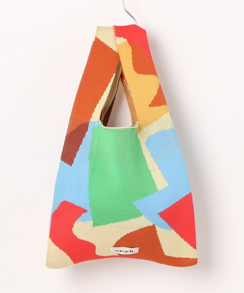 cache cache（カシュ カシュ）の「カシュカシュ cachecache / naabコラボインターシャニットショッパーバッグ（トートバッグ）」 - WEAR