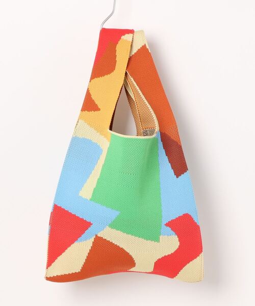 cache cache（カシュ カシュ）の「カシュカシュ cachecache / naabコラボインターシャニットショッパーバッグ（トートバッグ）」 - WEAR