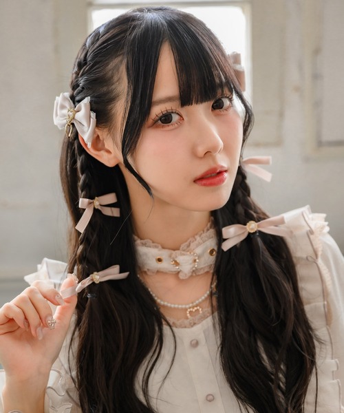ビジュリボン6個SET（バレッタ/ヘアクリップ）｜ROJITA（ロジータ）のファッション通販 - ZOZOTOWN