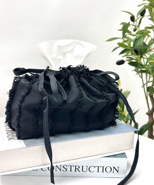 Ribbon Drawstring Tissue Case（インテリア雑貨）｜Made in I（メイドインアイ）のファッション通販 ...