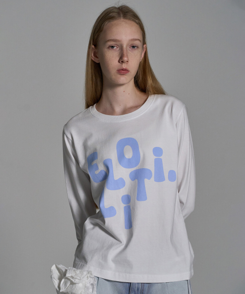 Scramble Logo LS Ts_White（Tシャツ/カットソー）｜Ellioti（エリオティ）のファッション通販 - ZOZOTOWN