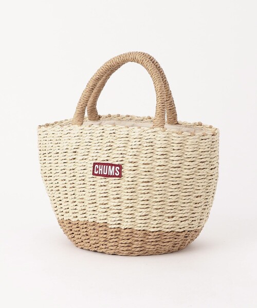 CHUMS（チャムス）の「CHUMS/チャムス Paper Basket Mini Bag/ ペーパーバスケットミニバッグ（かごバッグ ...