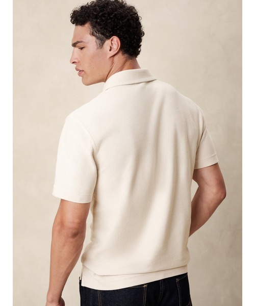 【セール】BANANA REPUBLIC FACTORY STORE サマーテクスチャーポロシャツ（ポロシャツ）｜BANANA ...