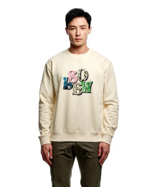 Soru Logo Graphic Sweatshirt_Ivory（スウェット）｜SOLEW（ソル）のファッション通販 - ZOZOTOWN