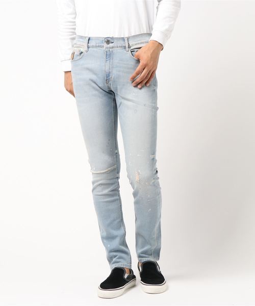 April77（エイプリルセブンティセブン）の「April77/JOEY BONHAM PAINT（デニムパンツ）」 - WEAR