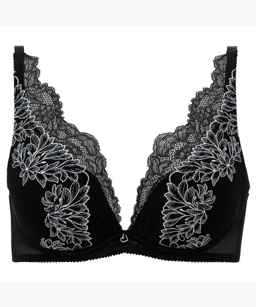 AMOSTYLE BY Triumph（アモスタイルバイトリンプ）の「チャーミングラマー スリムライン Deep V ブラジャー ノーブル ブロッサム【B,C,Dカップ】AMST1387 ...