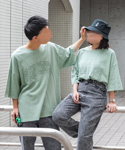 PairPair（ペアペア）の「ピグメント刺繍ロゴT(ユニセックス)（Tシャツ/カットソー）」 - WEAR